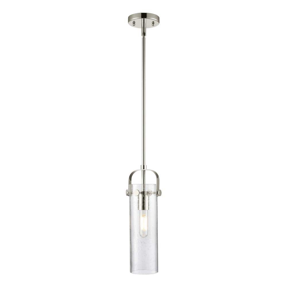 Innovations Pilaster II Cylinder 100-Watt 1 Light Polished Nickel ...