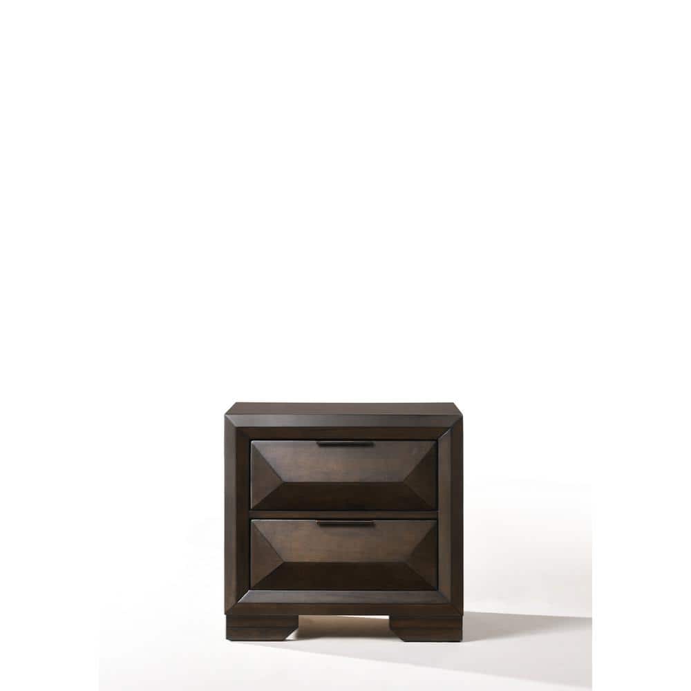Acme Furniture Merveille Espresso Nightstand 22873 - The Home Depot
