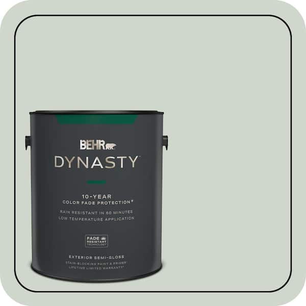 BEHR DYNASTY 1 gal. #ICC-48 Aspen Mist Semi-Gloss Exterior Stain ...