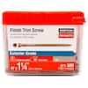 Simpson Strong-Tie 7 x 1-1/4 in. Quik Guard, Tan, T10 6-Lobe, Trim Head ...