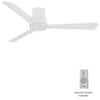 MINKA-AIRE Simple Flush 52 in. Indoor/Outdoor Flat White Standard ...