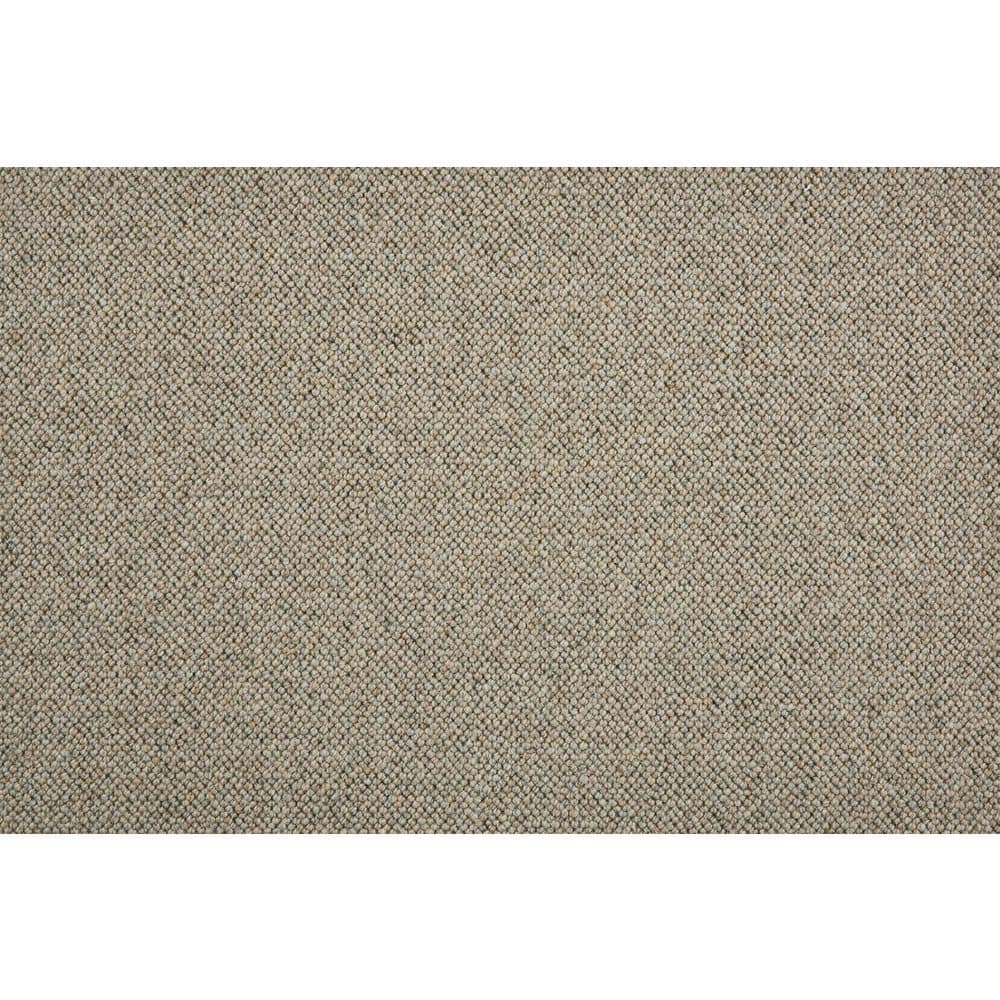 Natural Harmony Hampton - Cobblestone - Beige 13.2 ft. 32 oz. Wool Loop ...