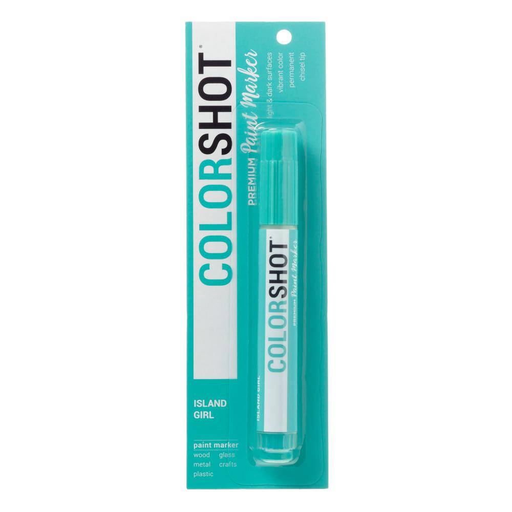 COLORSHOT Island Girl Mint Acrylic Craft Paint Pen 43845 - The Home Depot