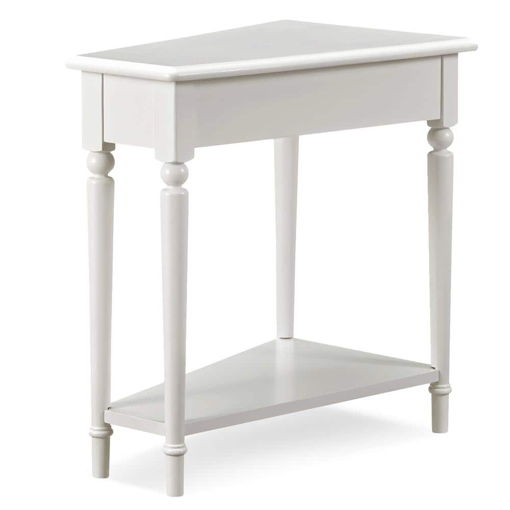 Leick Home Coastal Notions 24 in. Silky Painted Orchid White Wedge ...