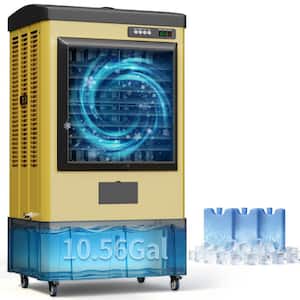 Fjordlyn 57 Gal. Commercial Portable Evaporative Cooler, 20600 CFM ...