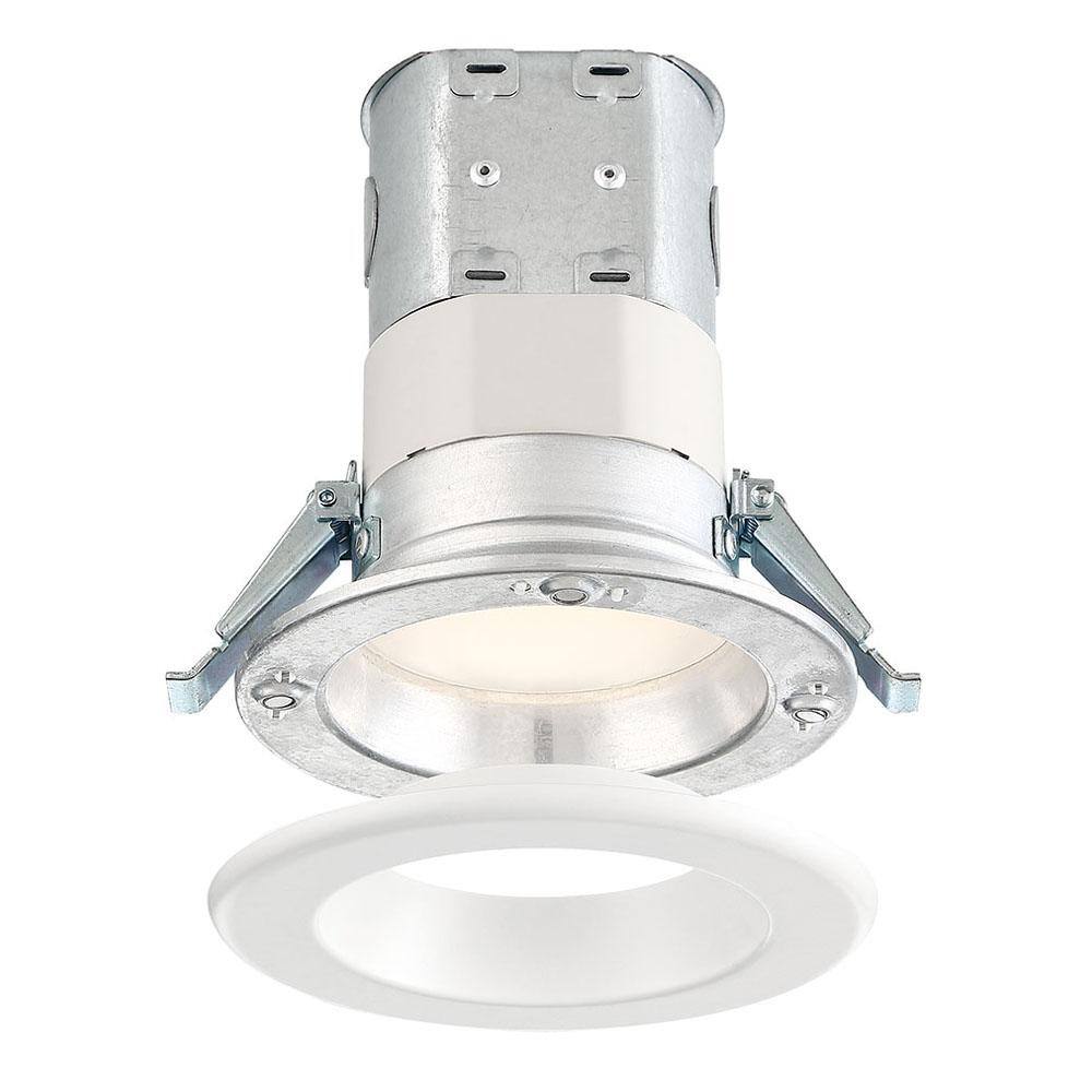 EnviroLite Easy-Up 4 in. 4000K Remodel White Magnetic Integrated LED ...