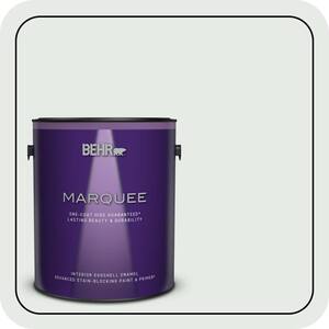 BEHR ULTRA 1 qt. #BL-W08 Frothy Surf Extra Durable Satin Enamel ...