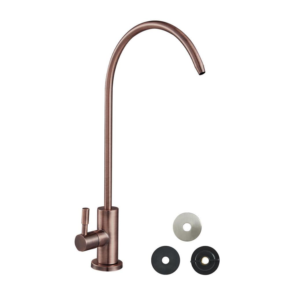 SKYSHALO Lead-Free Stainless Steel Drinking Water Faucet, Durable Brass ...