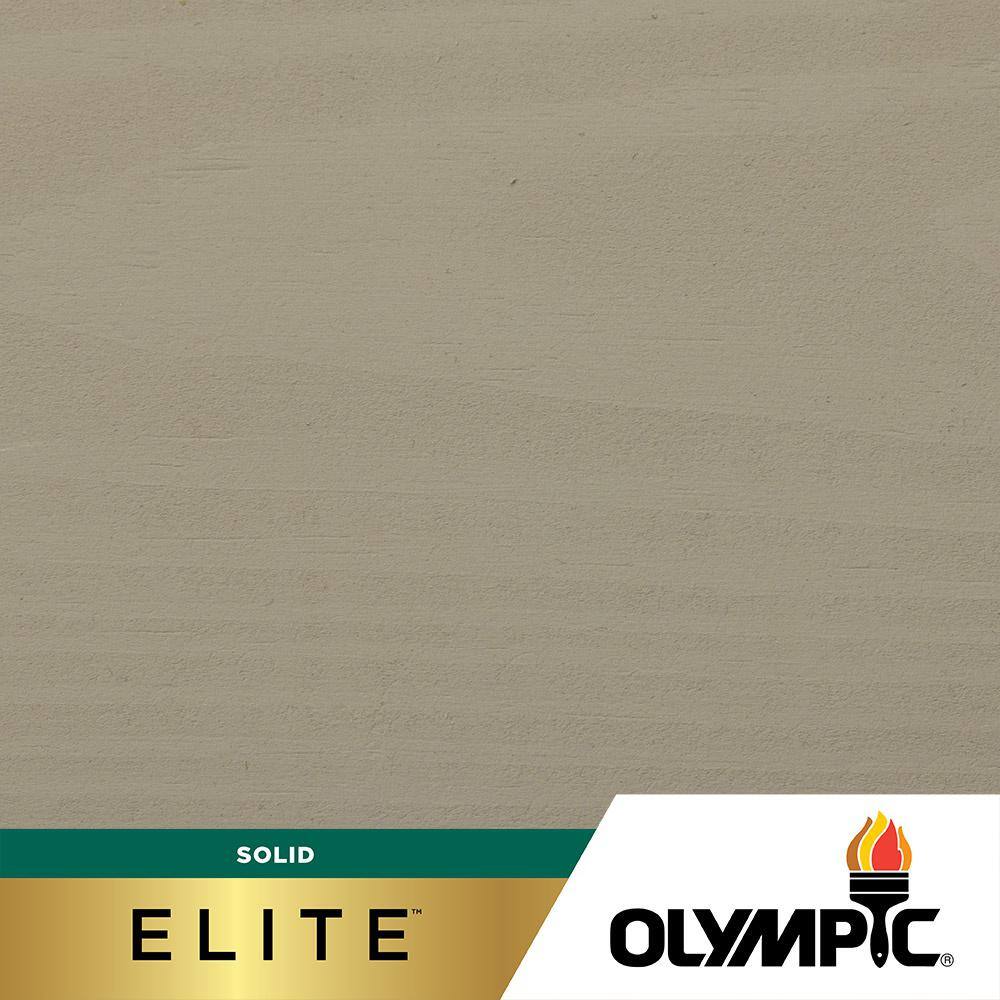 Olympic Elite 8 oz. SC-1075 Silver Dollar Solid Advanced Exterior Stain ...