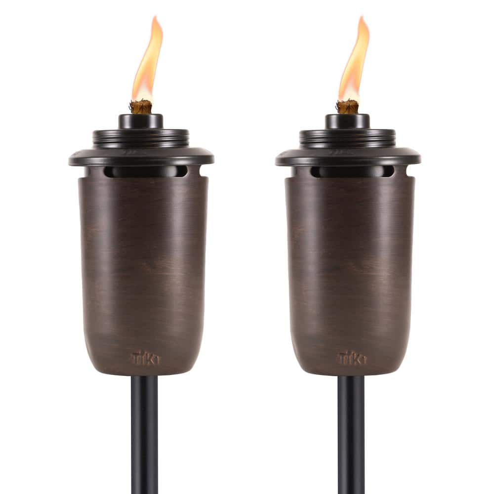 TIKI 65 in. Honey Metal Copper (2-Pack) 1123122 - The Home Depot