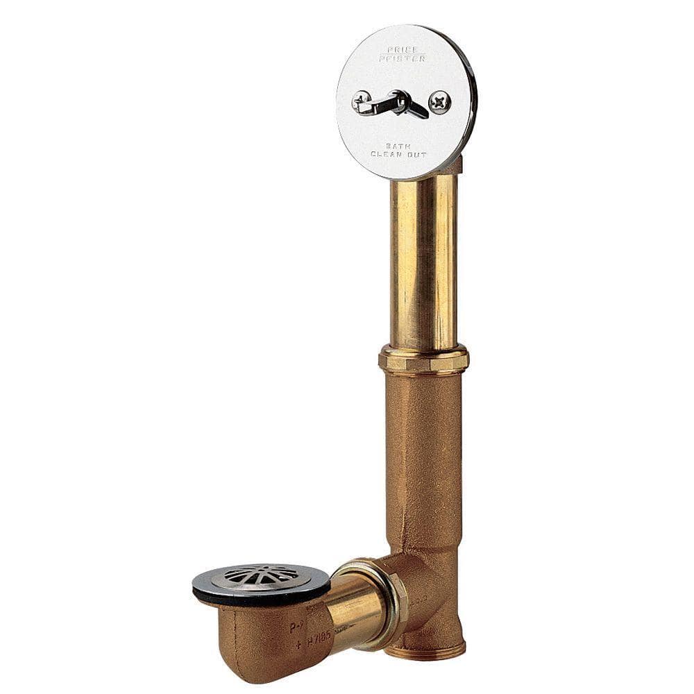 Pfister 19 Series Waste and Overflow Drain Kit in Polished Chrome 019 ...