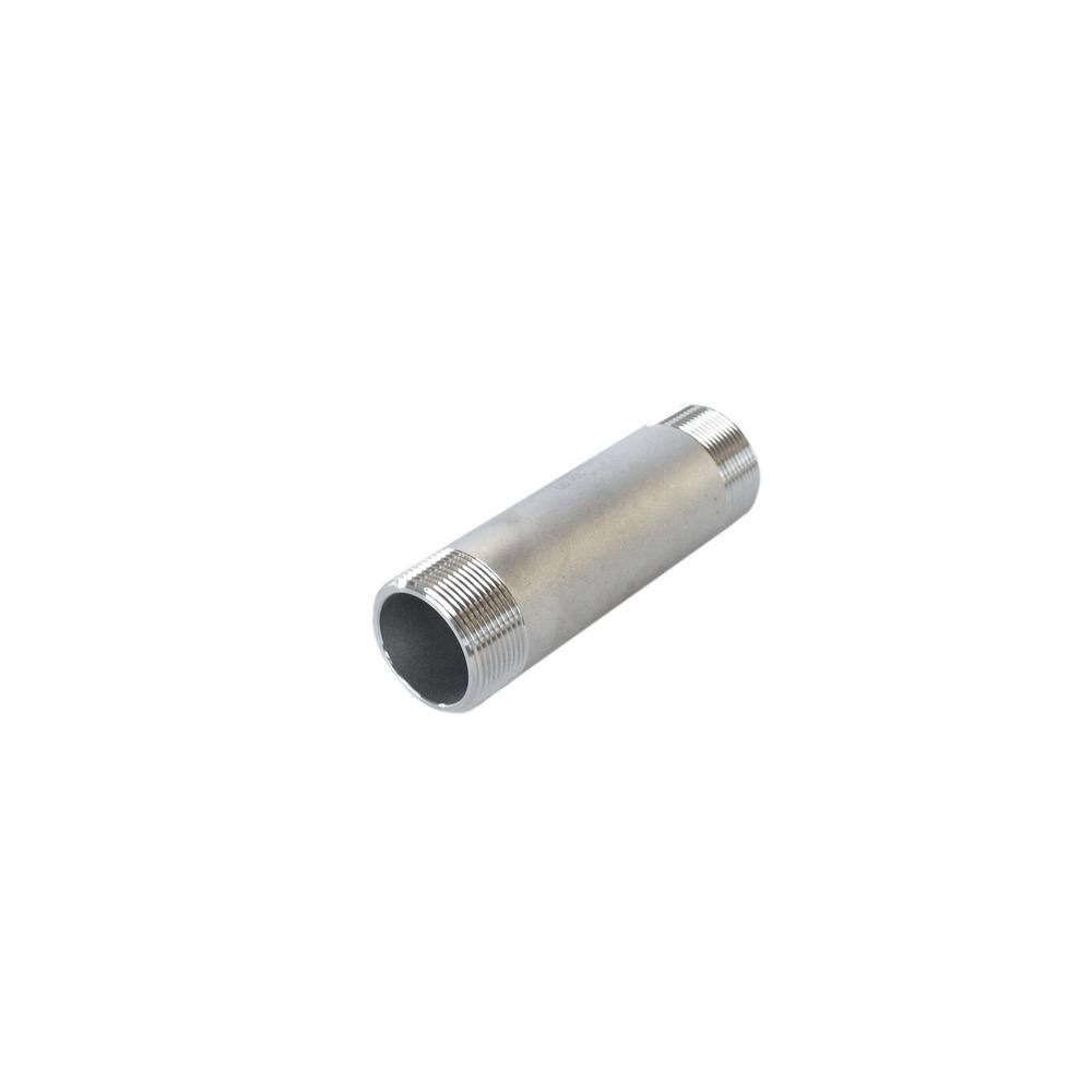 Guardian 2 in. x 120 in. Pipe S80 304/304L Stainless Steel Nipple TBE ...