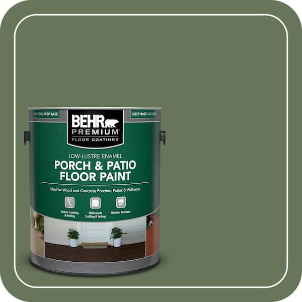 BEHR PREMIUM 1 gal. #PPU10-01 Scallion Low-Lustre Enamel Interior ...
