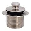 Westbrass 1-1/2 in. NPSM Twist & Close Bathtub Drain Plug, Coarse ...