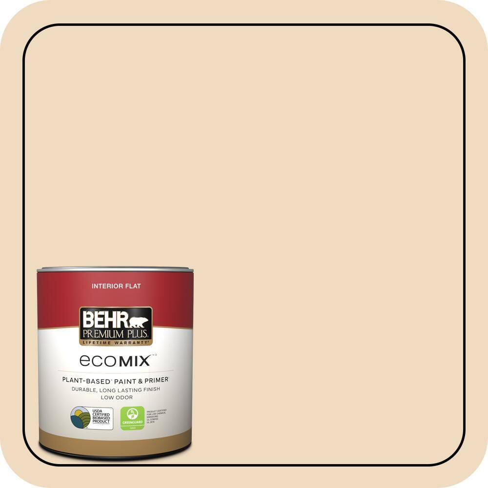BEHR PREMIUM PLUS 1 qt. #BXC-74 Phoenix Villa Flat EcoMix Plant-Based ...