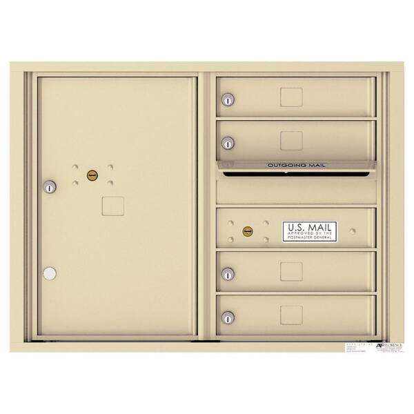 Florence USPS Delivery Recessed Wall Mount 4C Mailbox with 4 ...