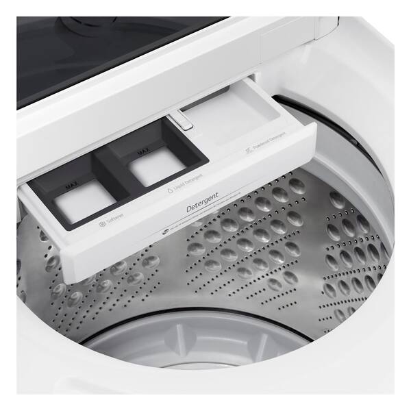 LG 5.0 cu.ft. SMART Top Load Washer in Alpine White with TurboWash ...