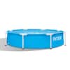 Intex 8 ft. x 20 in. Round Rust Resistant Durable Steel Metal Frame ...