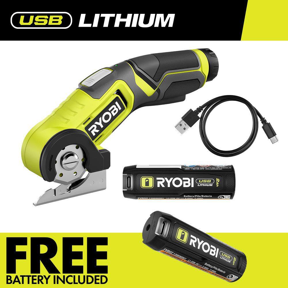 Have a question about RYOBI USB Lithium Power Cutter Kit with FREE USB ...