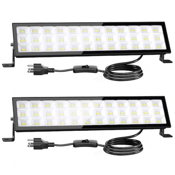 Bell + Howell High burst 1 ft. 100-Watt Integrated LED Black 10,000 ...