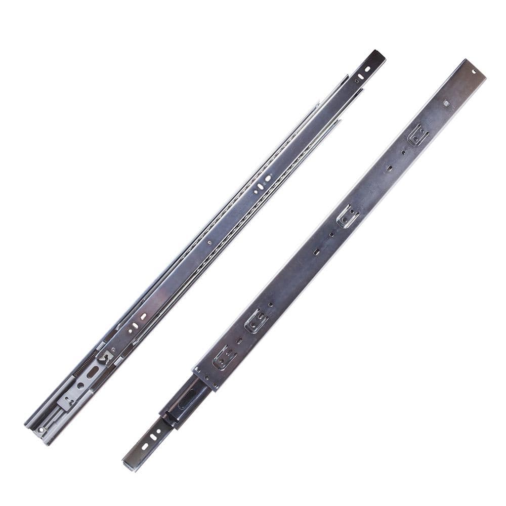 HICKORY HARDWARE 16 in. Cadmium Side Mount Soft Close Full Extension ...