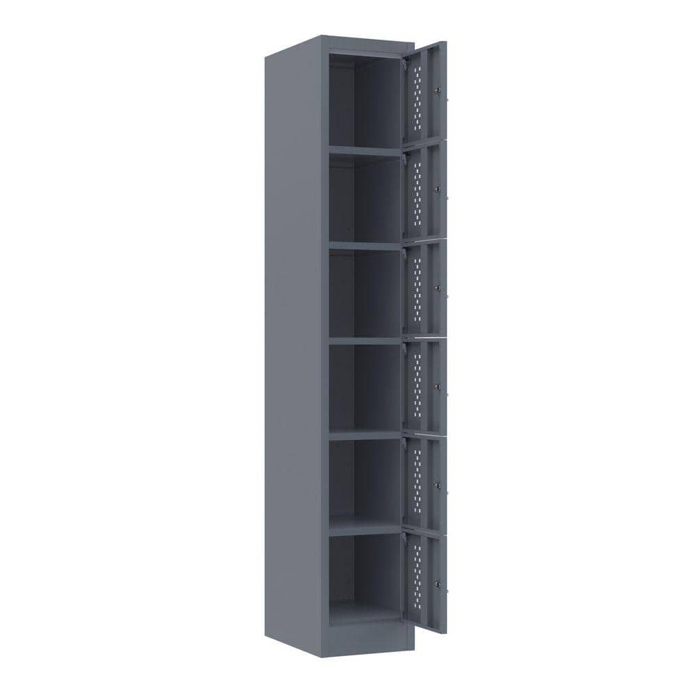 Damodpoy 6-Tier 71 in. H x 12 in. W x 17 in. L Steel Side Tool Storage ...