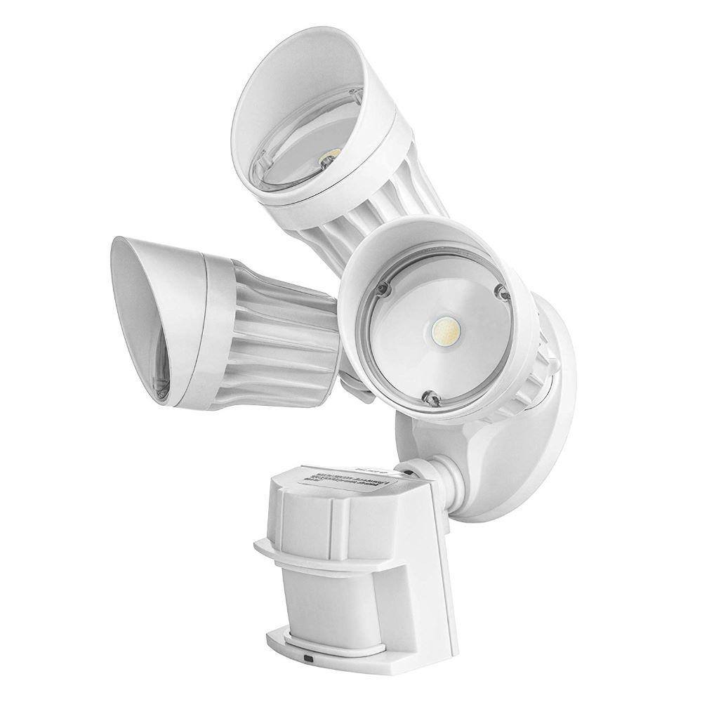 Hyperikon 3-Head 30-Watt 125-Watt Equivalent Integrated LED White ...