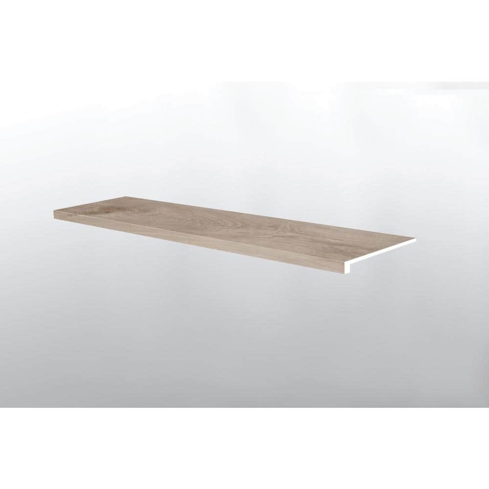 A&A Surfaces Mystic Gray 5/4 in. T x 12 in. W x 47.2 in. L Luxury Vinyl ...