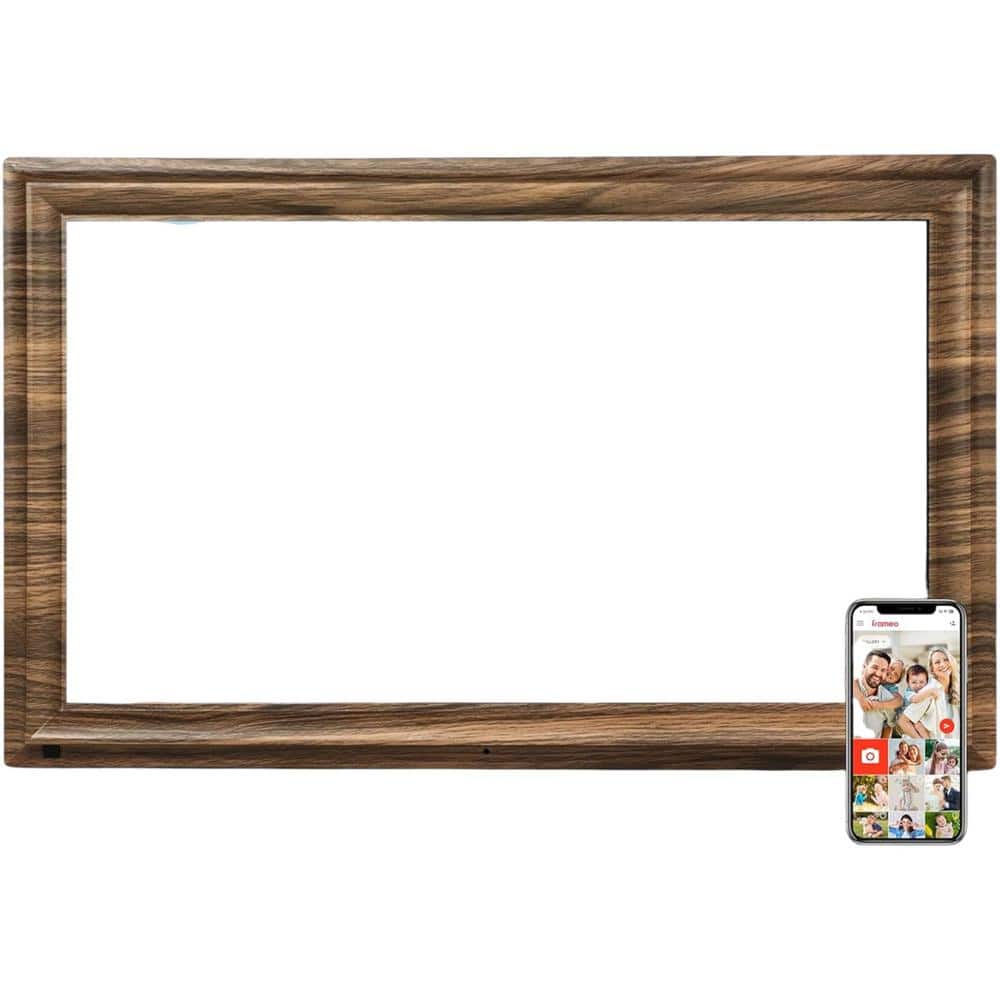 Lukyamzn 16 in. WiFi Digital Large Picture Frame with IPS Touch Screen ...
