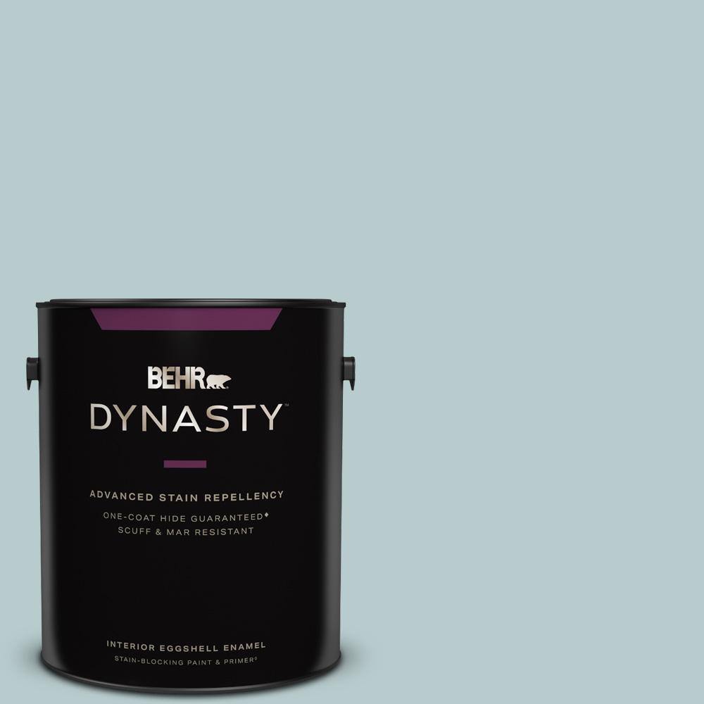 BEHR DYNASTY 1 gal. #MQ3-54 Dayflower One-Coat Hide Eggshell Enamel ...