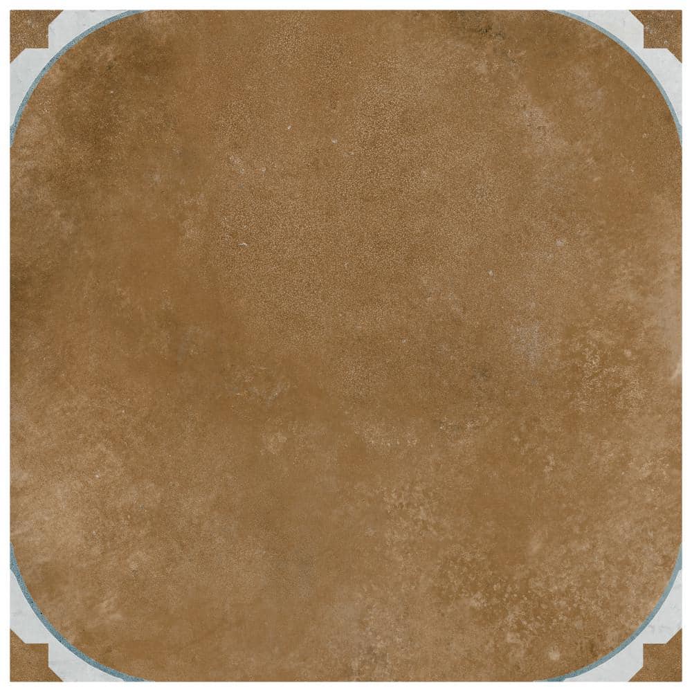 Merola Tile Tetuan Terra 8-5/8 in. x 8-5/8 in. Porcelain Floor and Wall ...