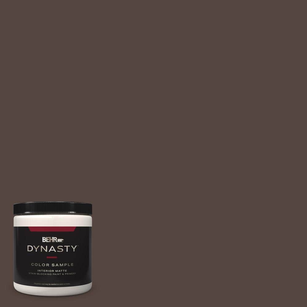 BEHR DYNASTY 8 oz. #HDC-MD-13 Rave Raisin One-Coat Hide Matte Stain ...