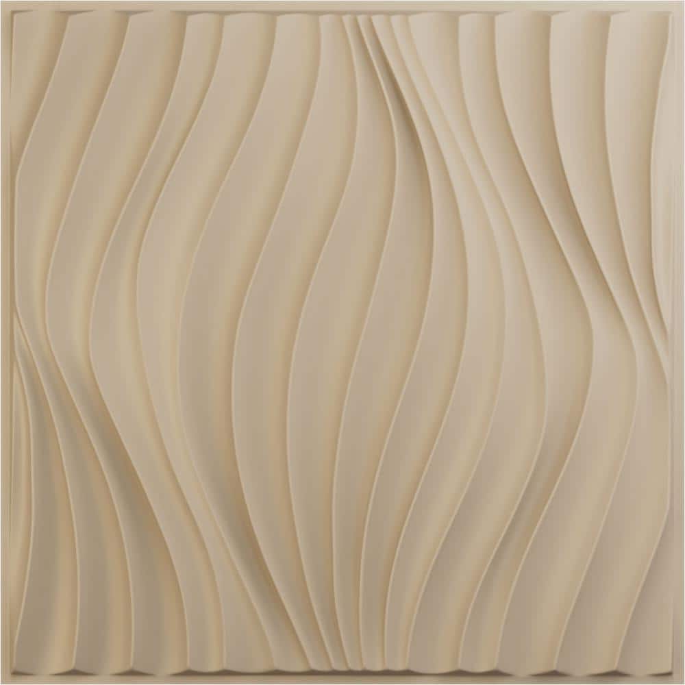 Ekena Millwork 19-5/8"W x 19-5/8"H Billow EnduraWall Decorative 3D Wall ...