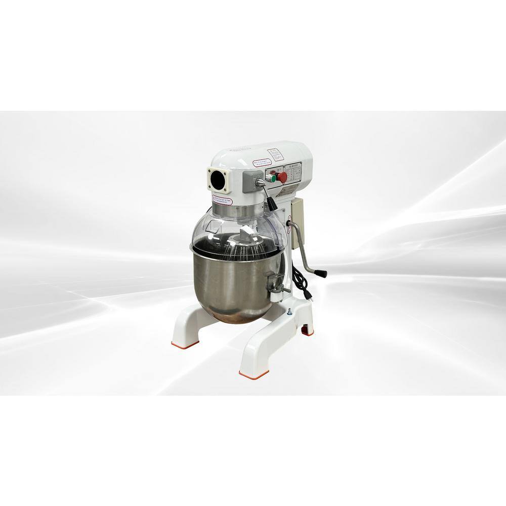 Elite Kitchen Supply 21.2 qt. 3-Speed White Commercial Dough Stand ...