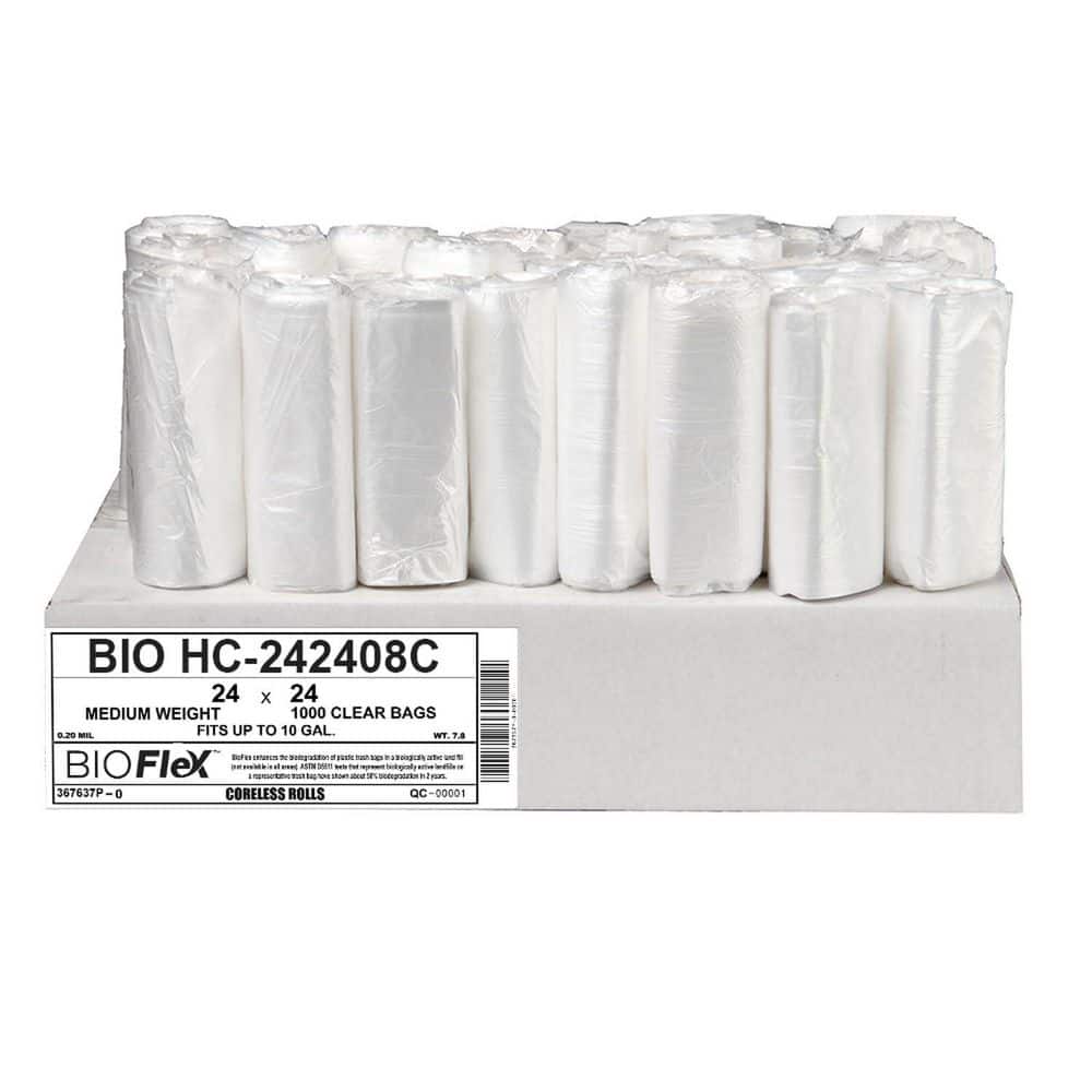 Aluf Plastics High Density Trash Bags, 10 Gal. 1000-Count With Bio Flex ...