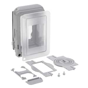 Commercial Electric 1-Gang Metal Weatherproof Universal Electrical ...