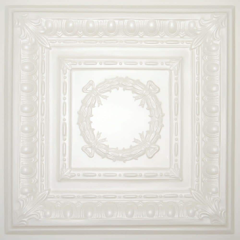 Ceilume Empire Sand 2 ft. x 2 ft. Lay-in or Glue-up Ceiling Panel (Case ...