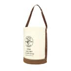 Klein Tools Canvas Bucket, Straight Wall with Swivel Snap, 12-Inch 5109S