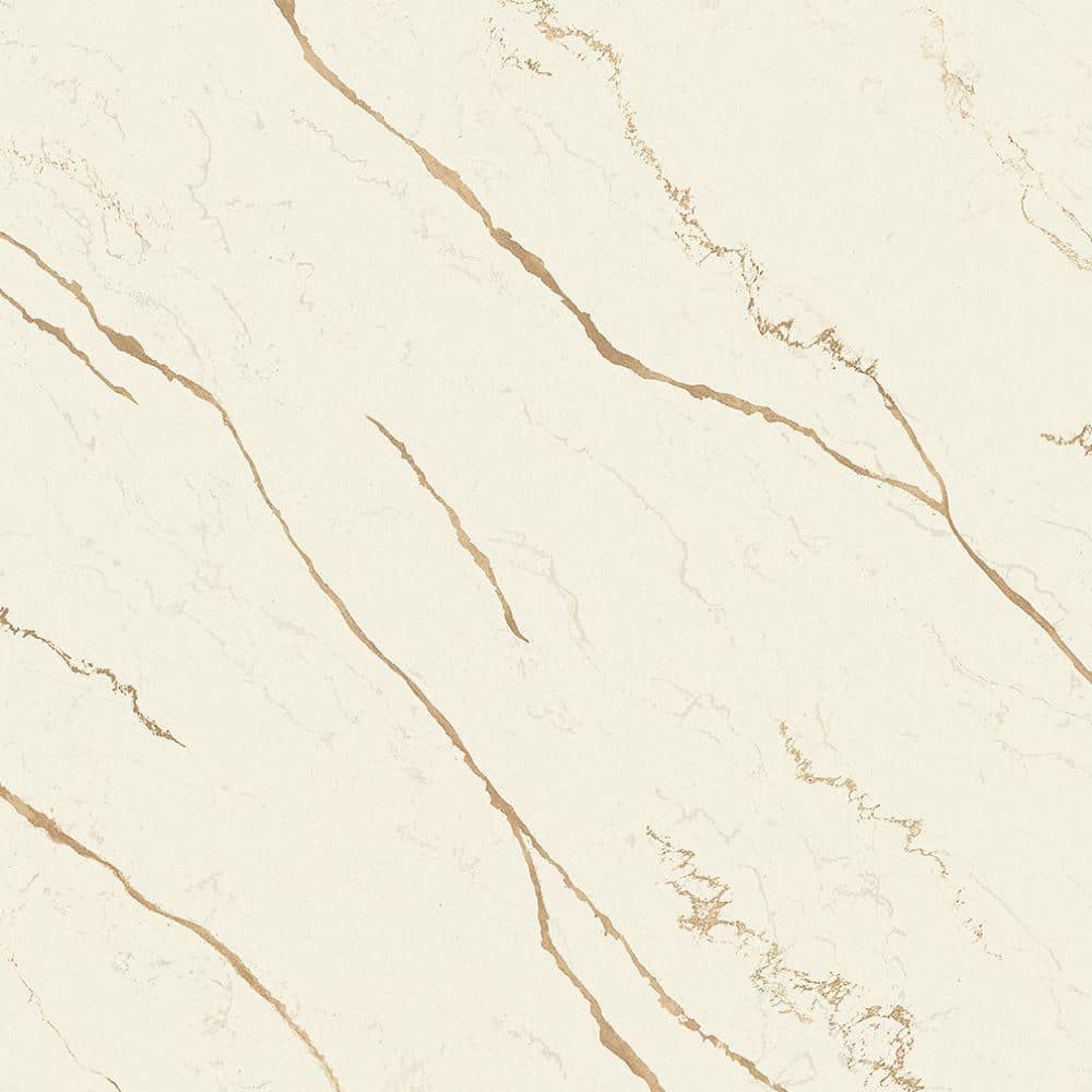 FORMICA 3 in. x 5 in. Laminate Sheet Sample in Oro Quartz with Etchings ...