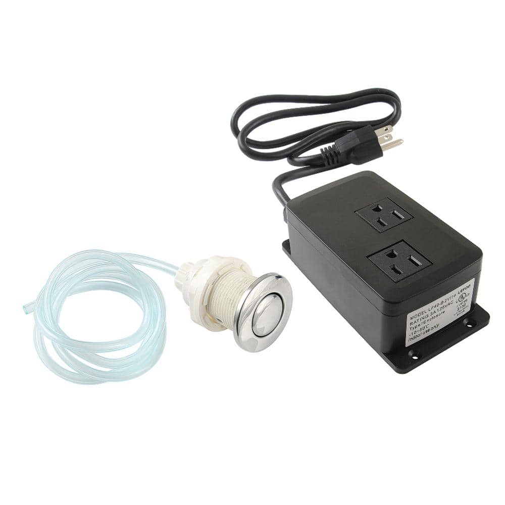 Kingston Brass Trimscape Garbage Disposal Air Switch Kit, Dual Outlet ...