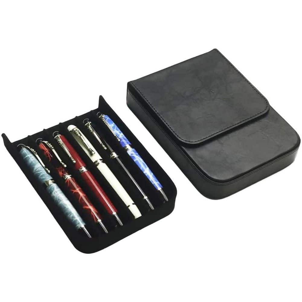 1-Pack Black Fountain Pen and Pencil Organizer Tray Case Magnetic ...