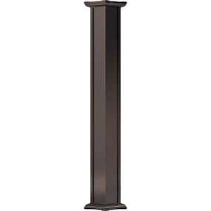 AFCO 9' x 5-1/2" Endura-Aluminum Acadian Style Column, Square Shaft ...