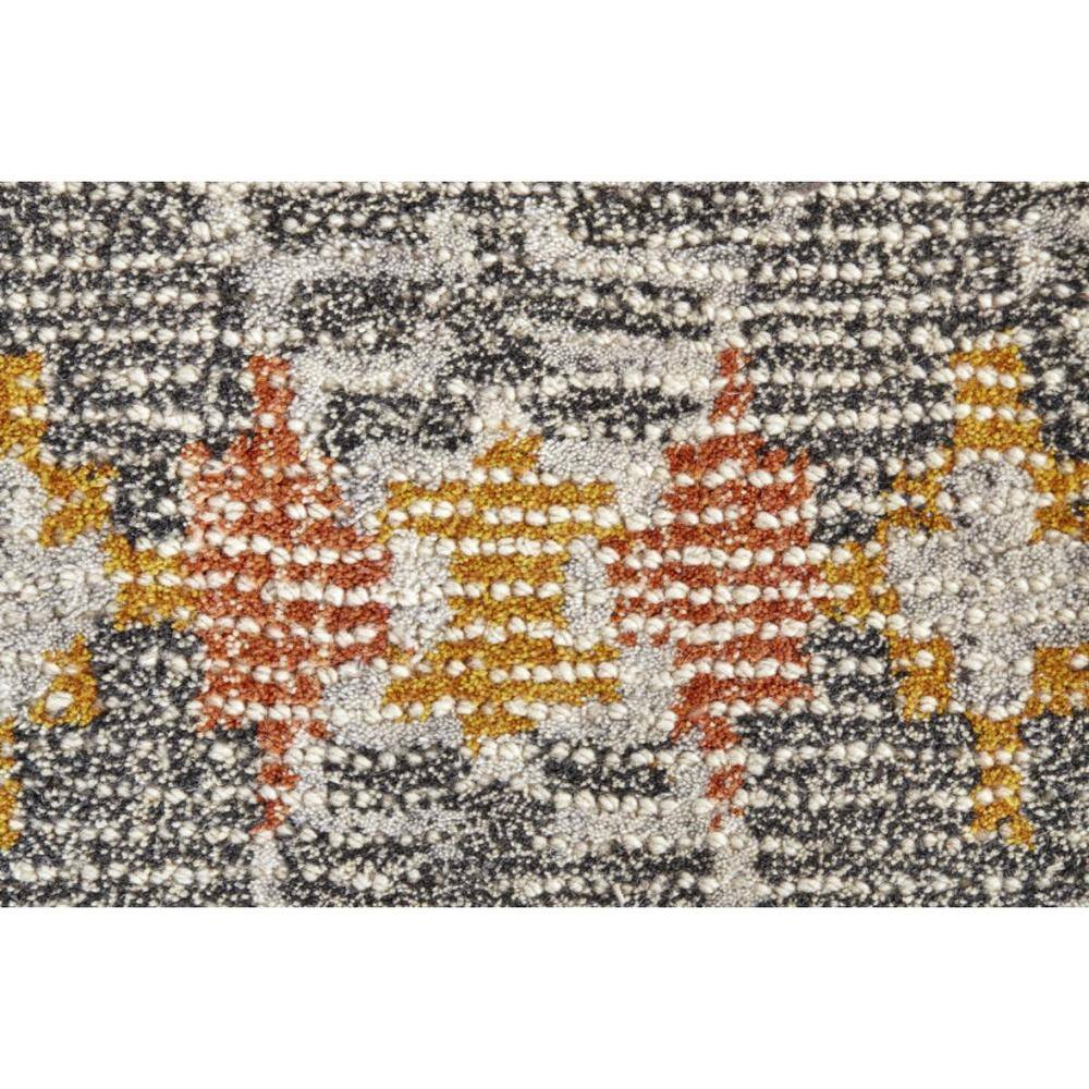 HomeRoots 4 x 6 Gray and Ivory Geometric Area Rug 2000511710 - The Home ...