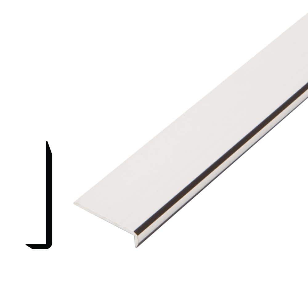 Alexandria Moulding AT 016 1/4 in. D x 1 in. W x 96 in. L Metal Mira ...