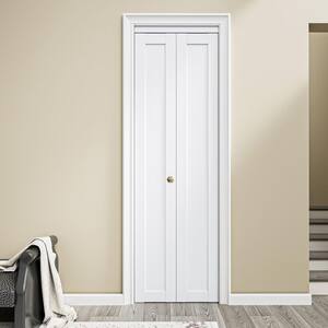 ARK DESIGN 56 in. x 80 in. 1-Lite Panel Solid Core White Primed ...