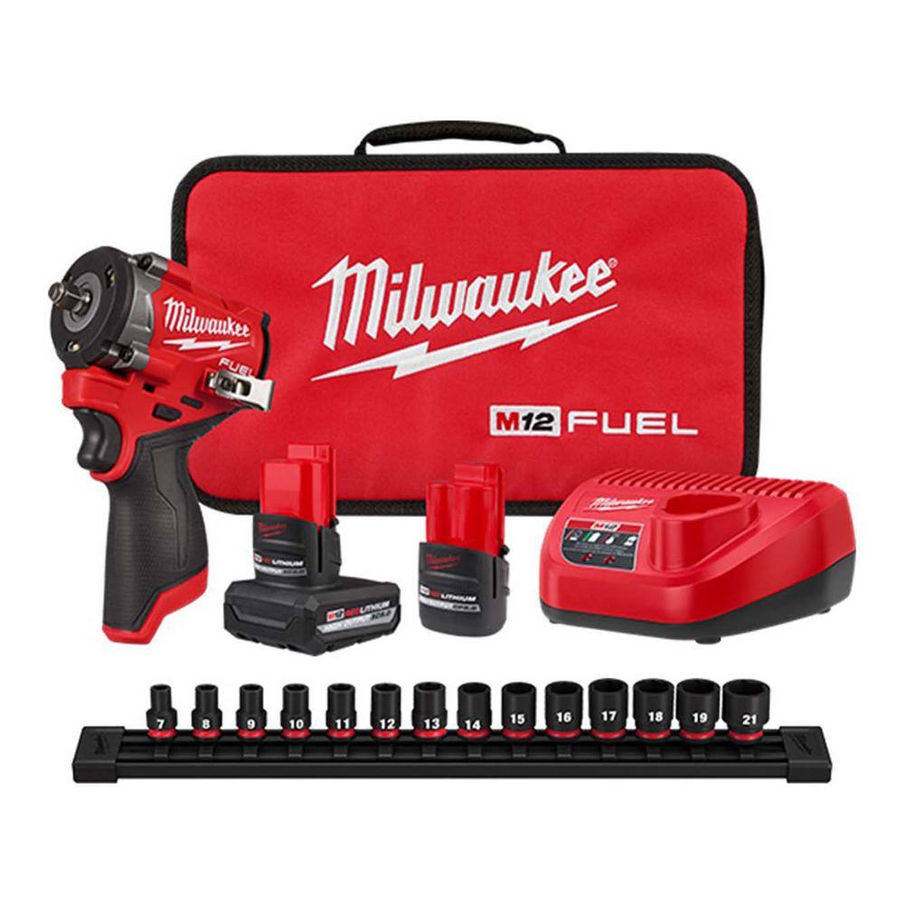 Have a question about Milwaukee M12 FUEL 12V Li-Ion Brushless Cordless Stubby 3/8 in. Impact ...