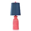 StyleCraft Dann Foley 26 in. Coral Pink Lamp DFL210790DS - The Home Depot