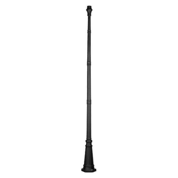 AVIANCE LIGHTING Sunbury 114.5 in. Textured Black Surface Mount Outdoor ...