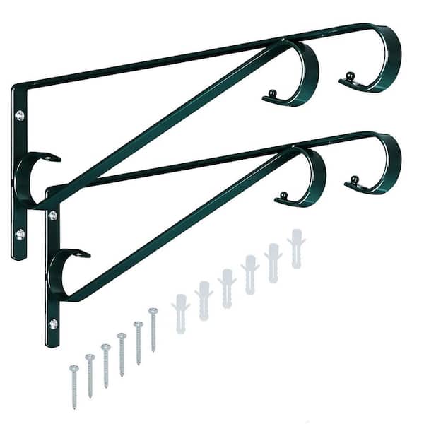SenQWFa Large 12 in. Black Heavy Duty S Hooks for Hanging Plants and ...