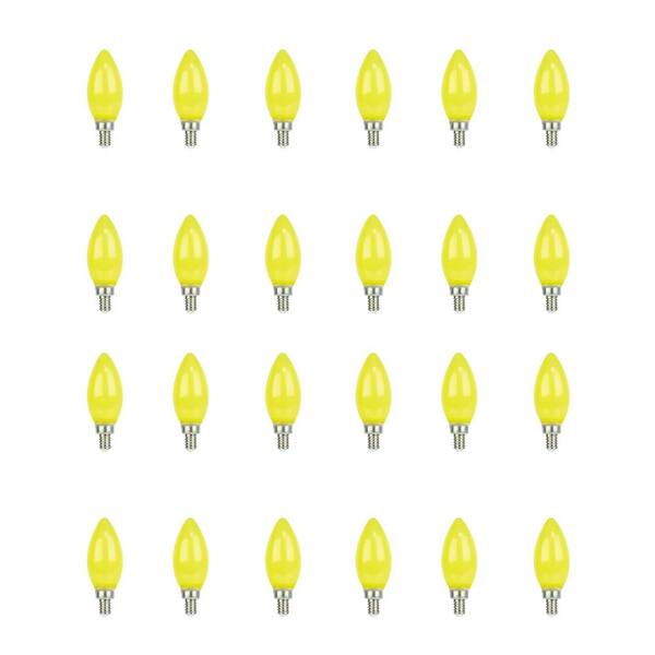 Feit Electric 60-Watt Equivalent CA10 E12 Candelabra Base LED Bug Light ...